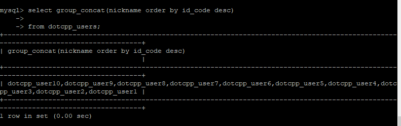 MySQL group_concat() 函数：连接分组中的字符串 - Dotcpp编程
