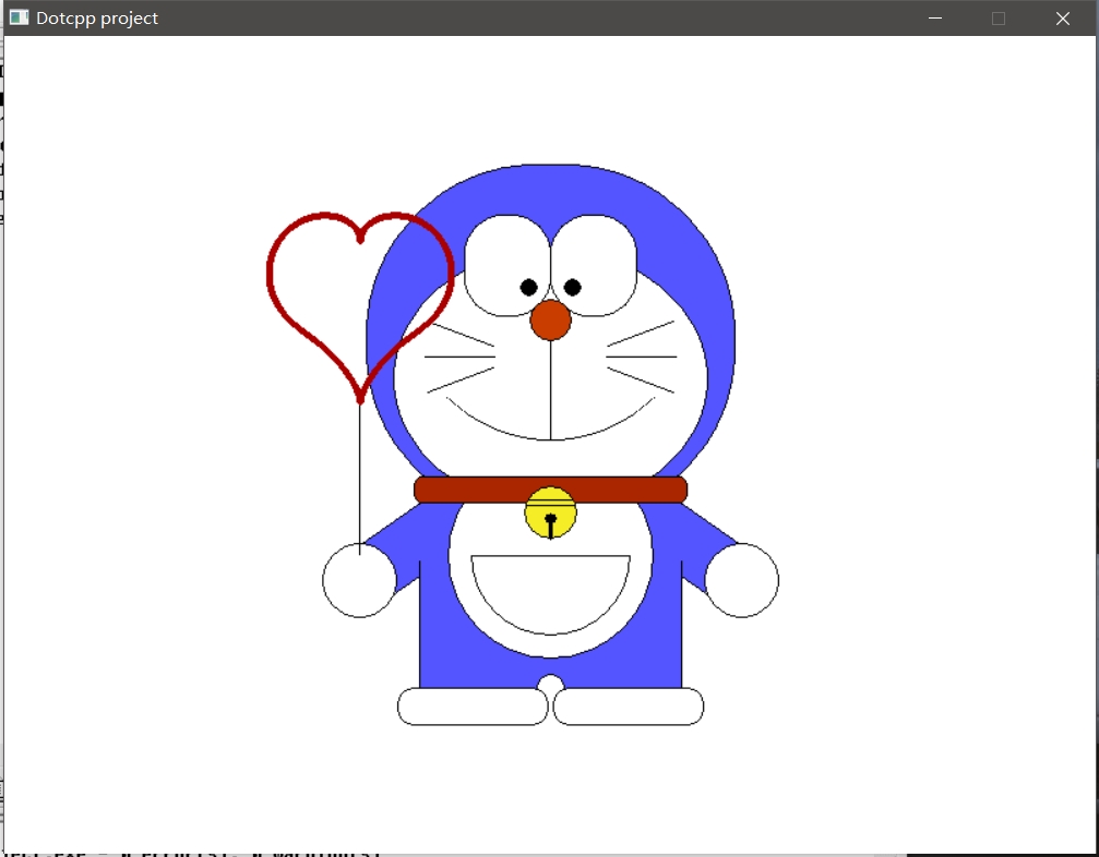 C语言绘制哆啦A梦教程及源码 - 趣味项目教程 - C语言网